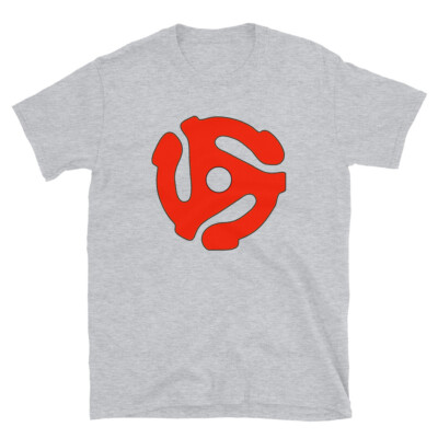 45 RPM Record Adapter Short-Sleeve Unisex T-Shirt | eBay