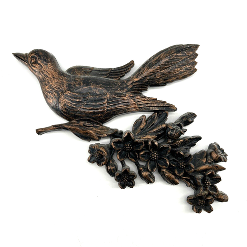 Cottage Core Bird Plastic Wall Decor Branch Wall Hanging Plaque Floral ...
