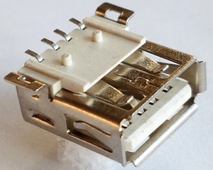 [3pcs] USB surface PCB mount socket, Female Type A connector SMD –ref ...