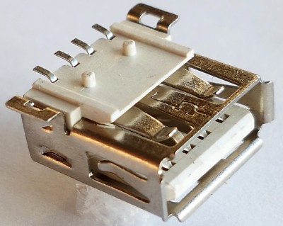 [3pcs] USB surface PCB mount socket, Female Type A connector SMD –ref ...
