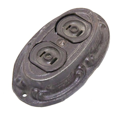RARE VINTAGE HERST VICTORIAN ERA METAL CASE ELECTRICAL OUTLET | eBay
