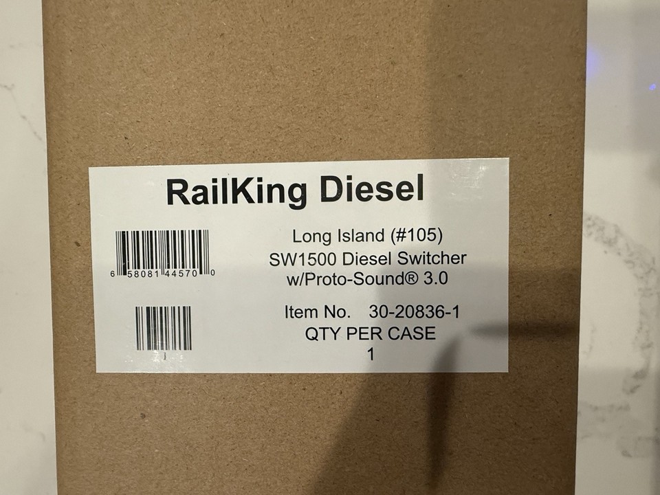 MTH 30-20836-1 SW1500 DIESEL SWITCHER W/PROTO-SOUND 3, LONG ISLAND (R-W ...