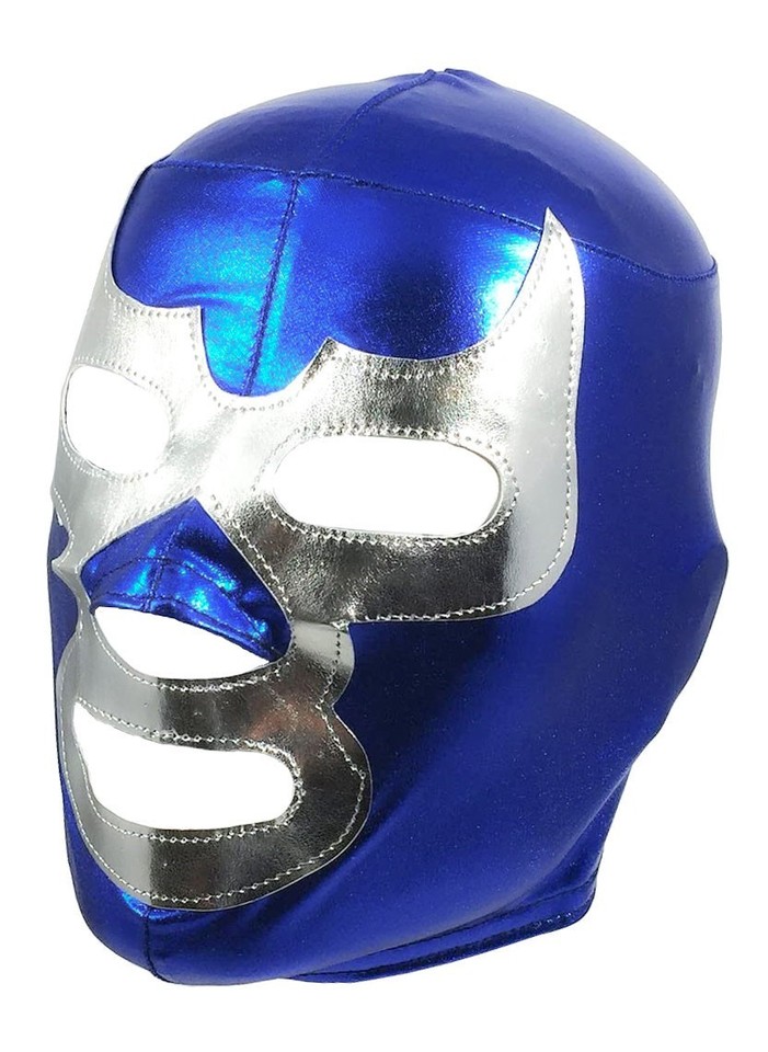 Blue Demon Lucha Libre Wrestling ADULT Mask-Mexican Luchador wrestler ...