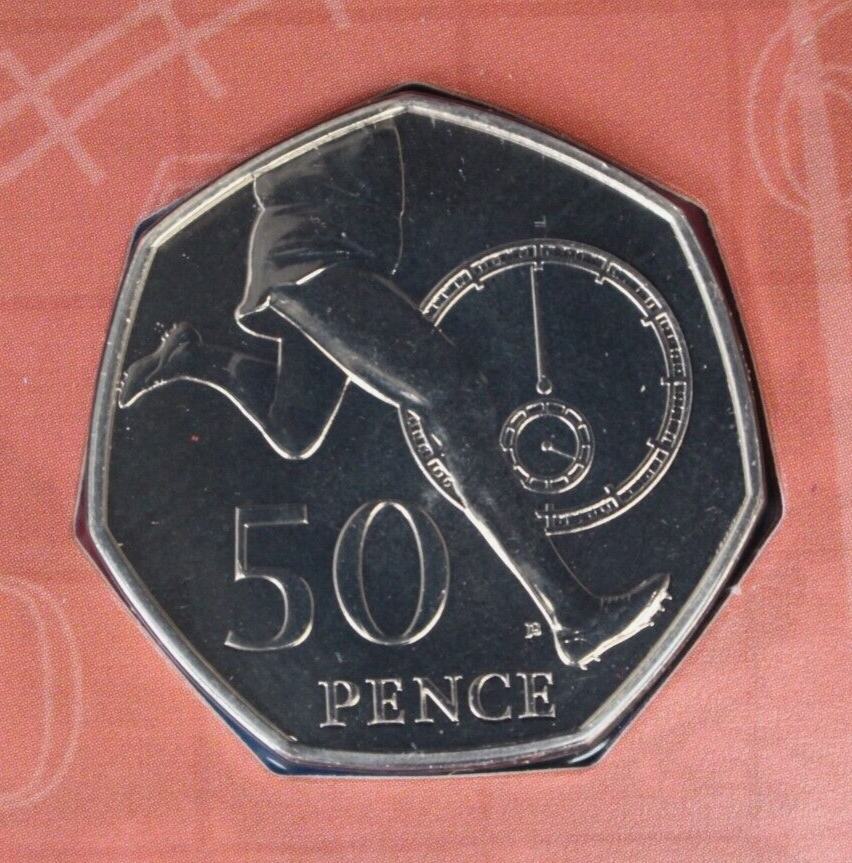 2004 Royal Mint 50p coin "Four Minute Mile" in Card Folder | eBay UK