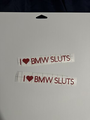 I Heart BMW Sticker | eBay