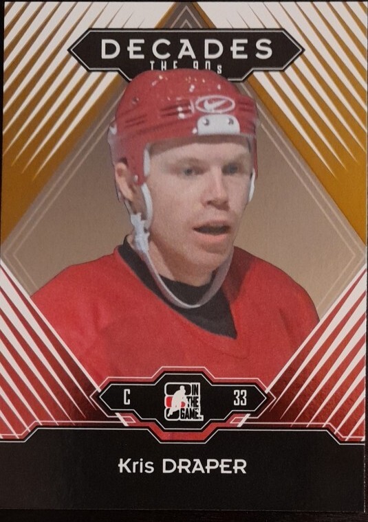 2013 - 2014 ITG Kris Draper Decades The 90's Gold /30 #91 Hockey Card ...