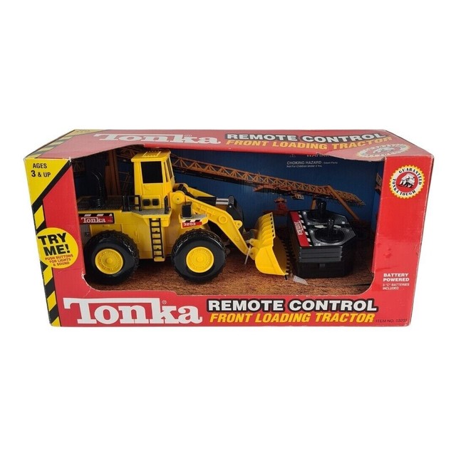 Tonka Remote Control 1999 Front Loading Tractor 3203 Radio Plastic Rare ...