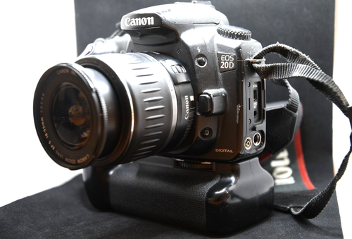 Canon EOS 20D 8.2MP Digital SLR Camera - Black (Kit w/ EF-S 18-55mm ...