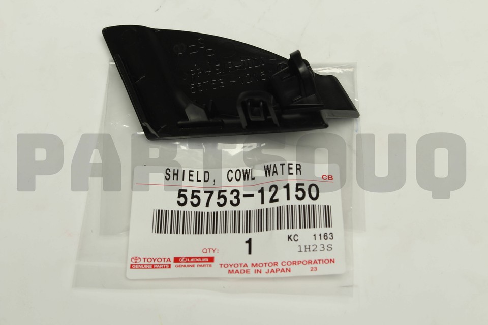5575312150 Genuine Toyota SHIELD, COWL WATER 55753-12150 | eBay