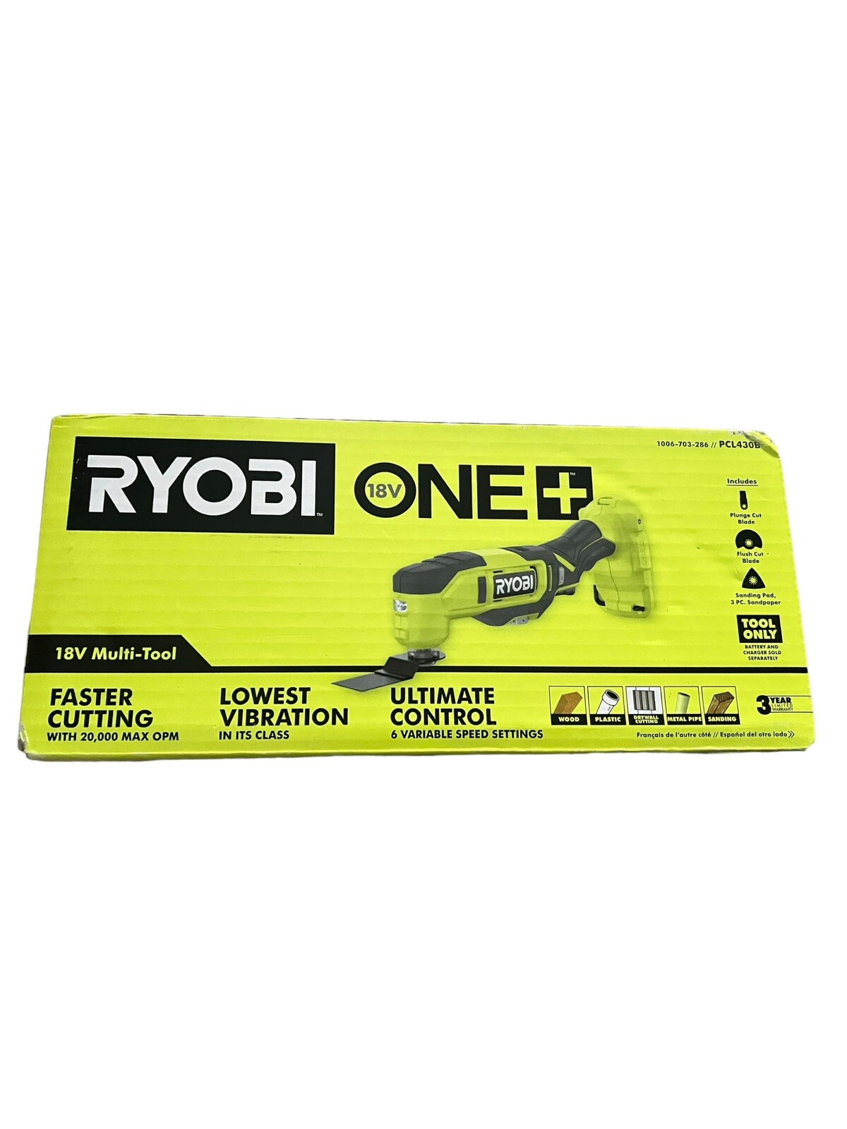 Ryobi PCL430B Multi Tool - Green for sale online | eBay