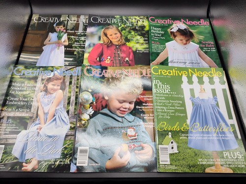 Creative Needle Magazine Lot '02 '03 & '04 Uncut Patterns 6 Issues | eBay