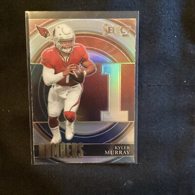 Kyler Murray SILVER PRIZM "Numbers" 2021 Panini Select #SN-6 Cardinals ...