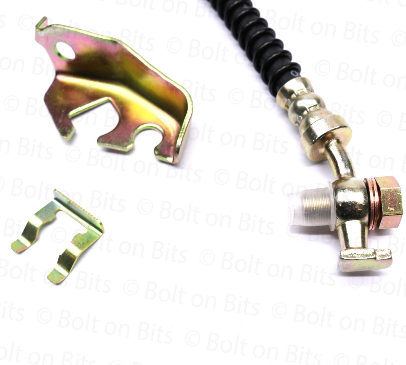 2 RDX Flexi Flexible Brake Hose Pipe Discovery 2 / Disco 2 _ Front Left ...