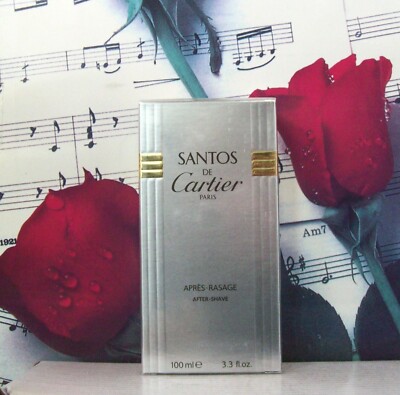 Santos De Cartier Tonique After Shave 3.3 FL. OZ. Sealed Box. | eBay