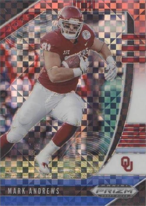 2020 Panini Prizm Draft Picks - Mark Andrews #66 Red White & Blue Prizm ...