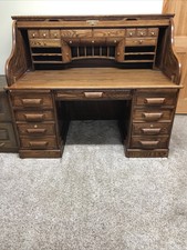 Winners Only Solid Oak Roll Top Desk Rolltop for sale online | eBay