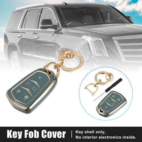 5 Button TPU Car Remote Control Key Fob Case for Cadillac Escalade ESV ...