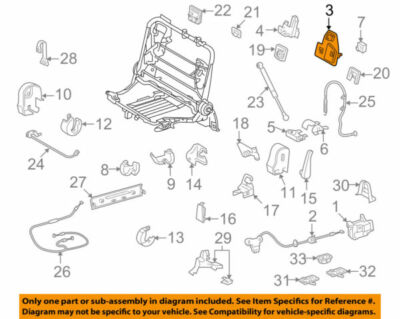 72668-60040-E0 Toyota Bezel, rear seat back lock, lower 7266860040E0 ...