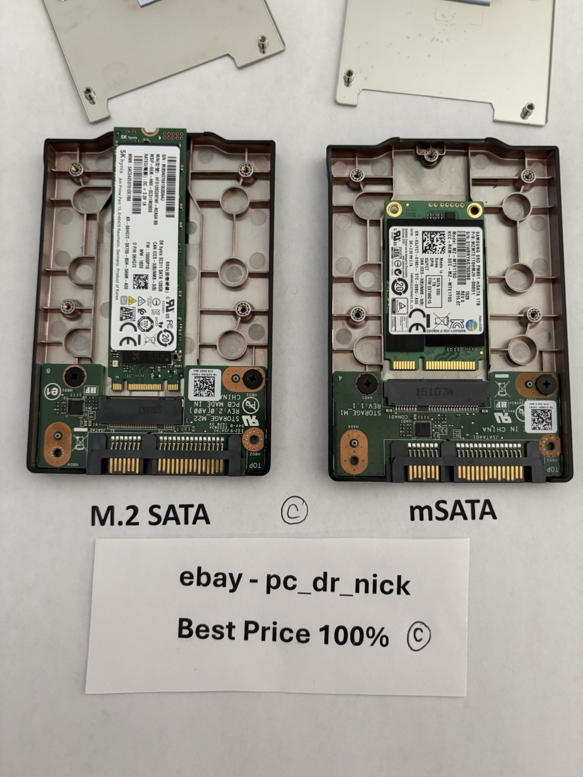 DELL PEGATRON Msata to Sata Caddy for Latitude Rugged 7414 Without Hard ...