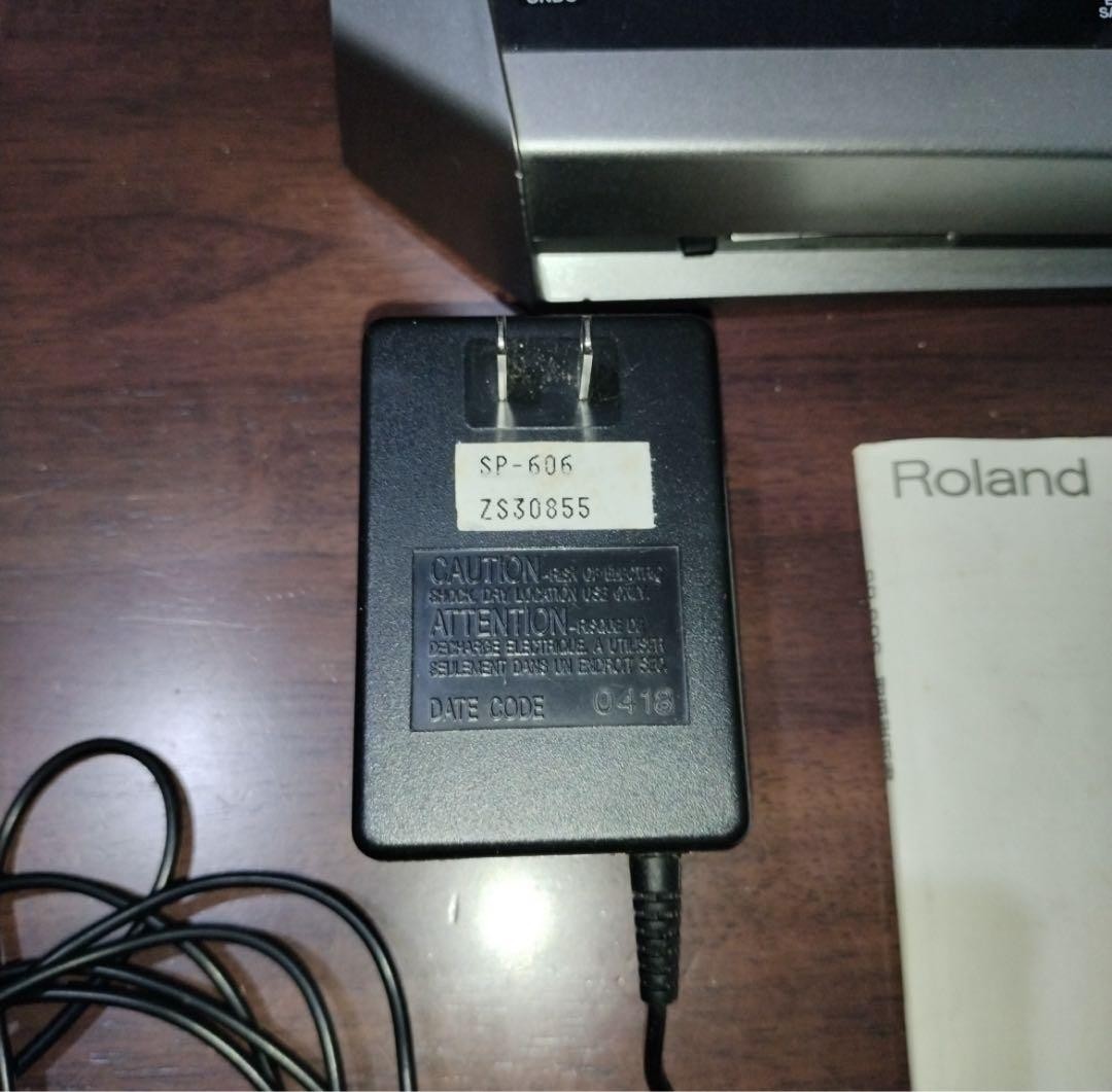 Tested Roland SP-606 Sampler Adapter Manual Clean Condition No CF card ...