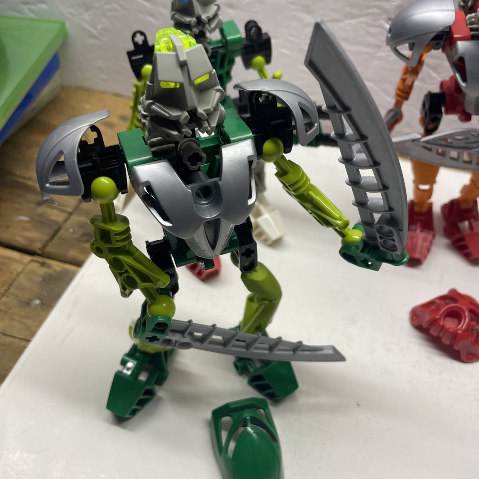 2001 Lego Bionicle ORIGINAL TOA - Lot Of 7 Mostly Complete 4 Masks 2 | eBay