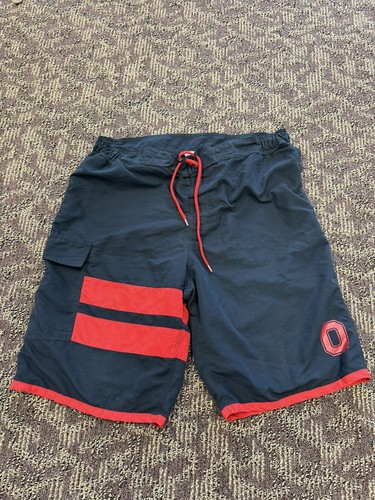 Ohio State Buckeyes Shorts Adult XL Black Mesh Swim Trunks NCAA ...
