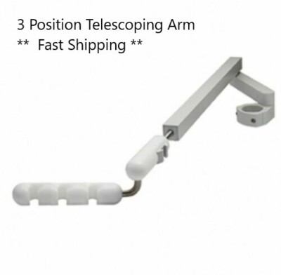 DCI Dental Telescoping Assistant Arm 3 Position Gray 5374 2" post w ...