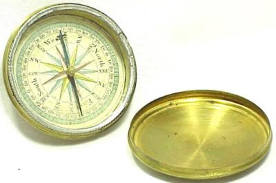 Antique 1700's NEGELEIN Brass COMPASS | eBay