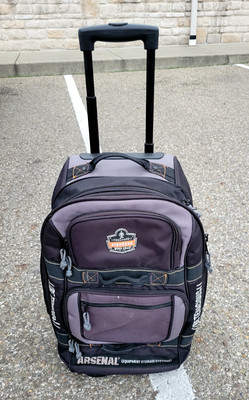 ERGODYNE Arsenal 5125 Rolling Carry On Luggage, Retractable Handle | eBay