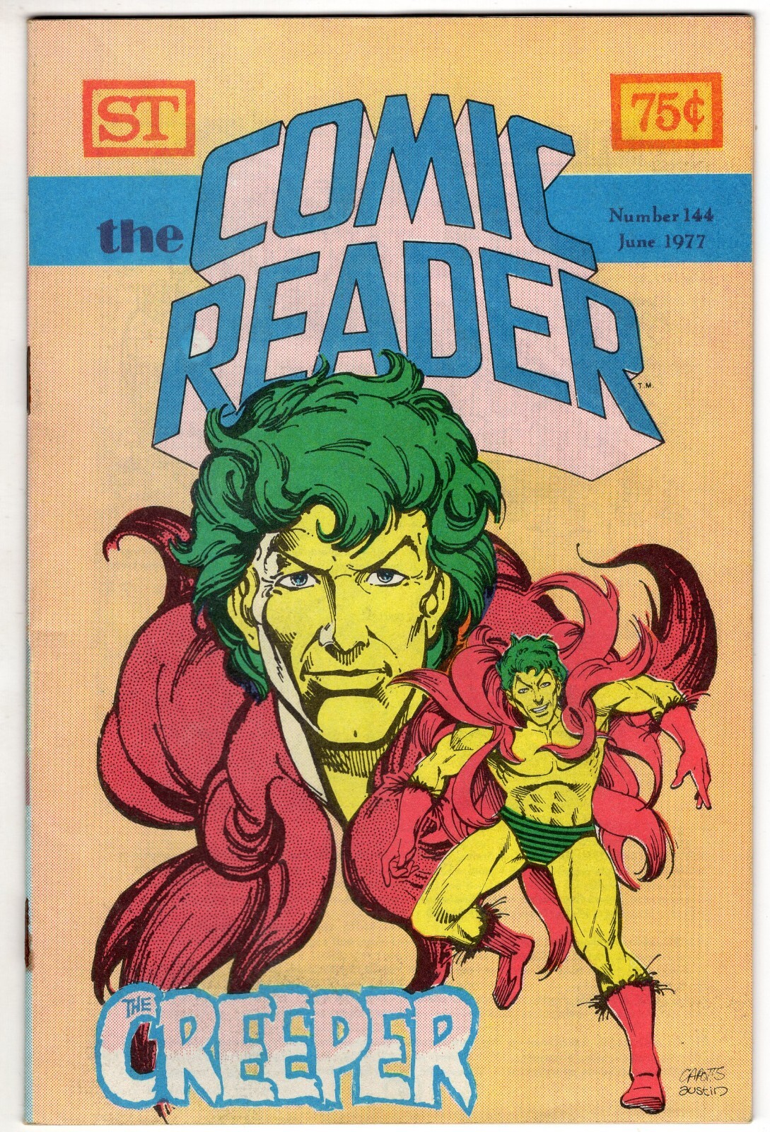TCR The Comic Reader #144 June 1977 CREEPER KISS Classic Vintage ...