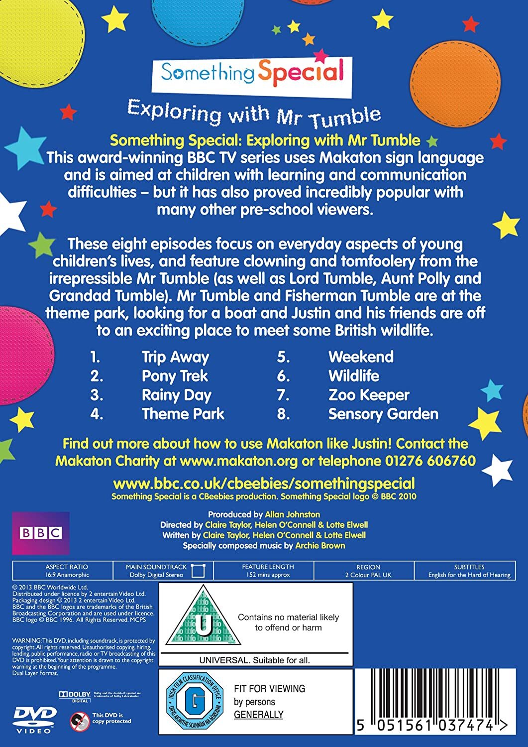 Something Special - Exploring with Mr Tumble (DVD) Justin Fletcher (UK ...