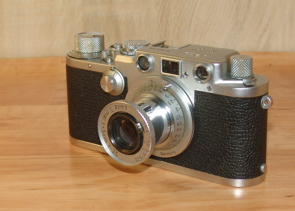 camera Leitz: Leica IIIf (red dial),Leitz ELMAR 3,5/50mm.Lens | eBay