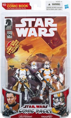 Star Wars Routine Valor Clone Trooper Lieutenant and Clone Trooper ...