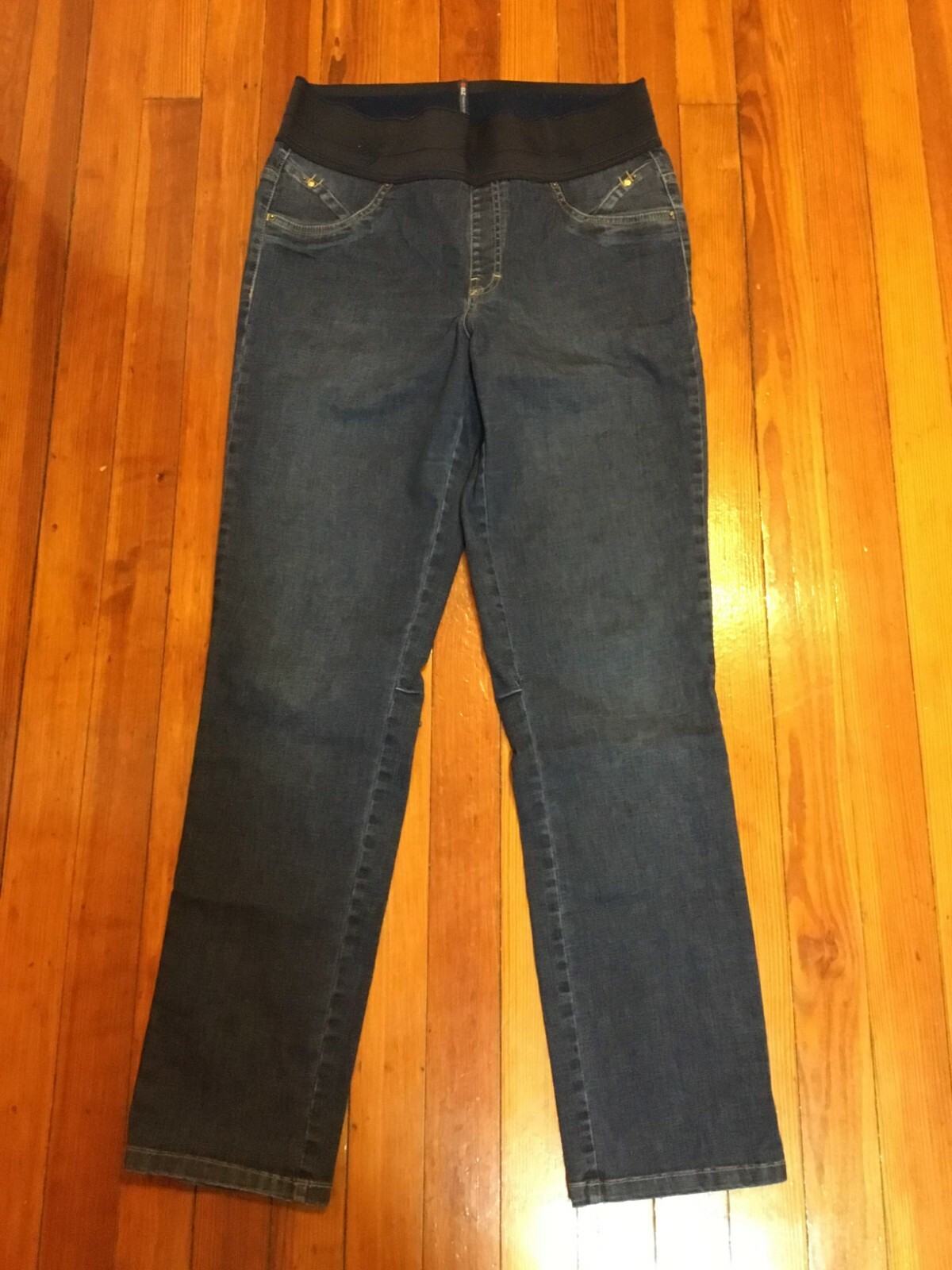 DBZ Denim Women’s Elastic Waist Jeans Cotton Blend Si… - Gem