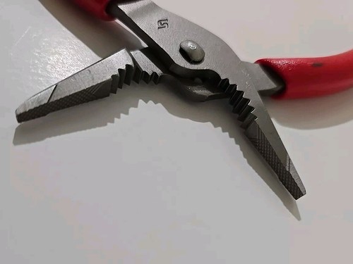 Snap-On Tools DARK TITANIUM 5" Soft Grip Long Nose Slip Joint Pliers ...