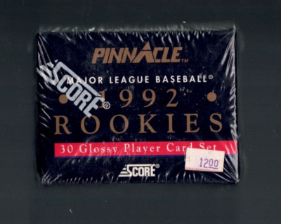 1992 Pinnacle MLB Rookies Score (Factory Sealed) 30 Glossy Player Card ...