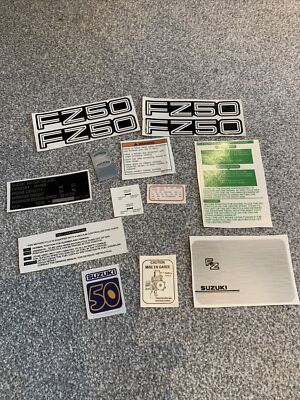 Suzuki FZ50 Decal Sticker SET Of Stickers | eBay UK