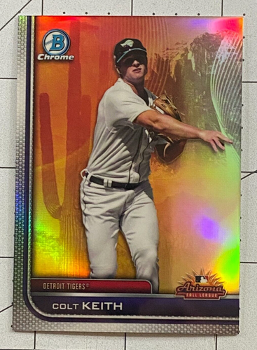 2023 Bowman Chrome Tigers' Prospect Colt Keith Arizona Fall League Card ...