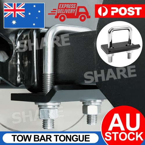 Anti-Rattle Stabilizer Hitch Tightener Bracket Tongue Tow Bar Caravan ...