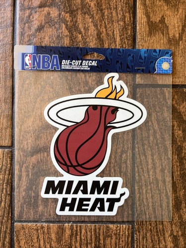 NBA Miami Heat Wincraft 8"x 8" Peel-Off Perfect Cut Decal NEW! | eBay