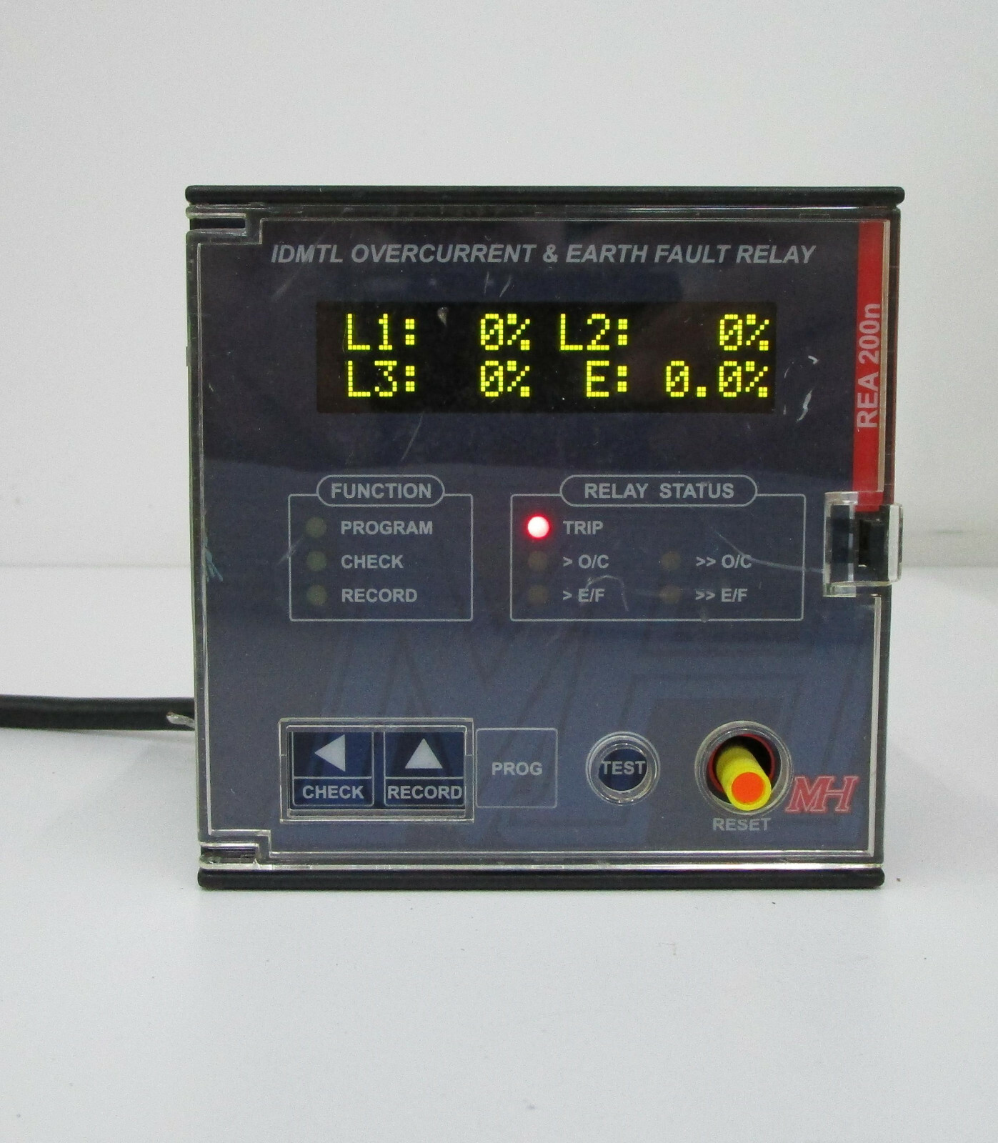 MUN HEAN REA200n V1.4 IDMTL overcurrent & Earth fault relay “TEST OK ...