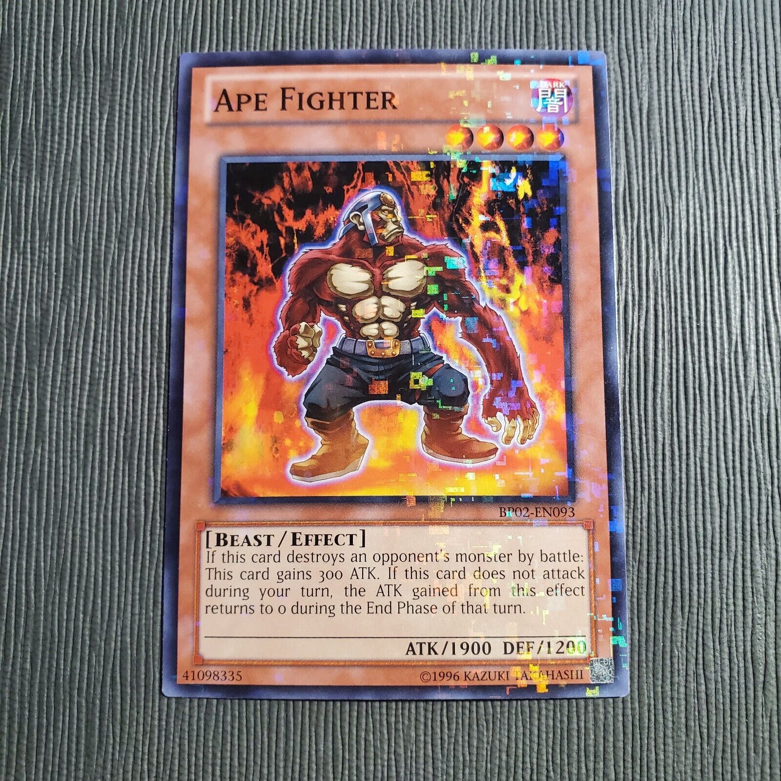 Ape Fighter - BP02-EN093 - Mosaic Rare - Unlimited - MP - x1 - Yugioh ...