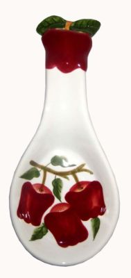 Ceramic Apple Spoon Rest | eBay