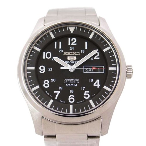 Seiko 5 Sports SNZG13J1 Cal.7S36 Day Date 23 Jewels Automatic Mens ...