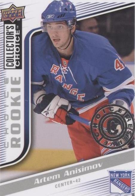 2009-10 Upper Deck Collector's Choice - Artem Anisimov #275 Choice Reserve (RC) for sale online ...