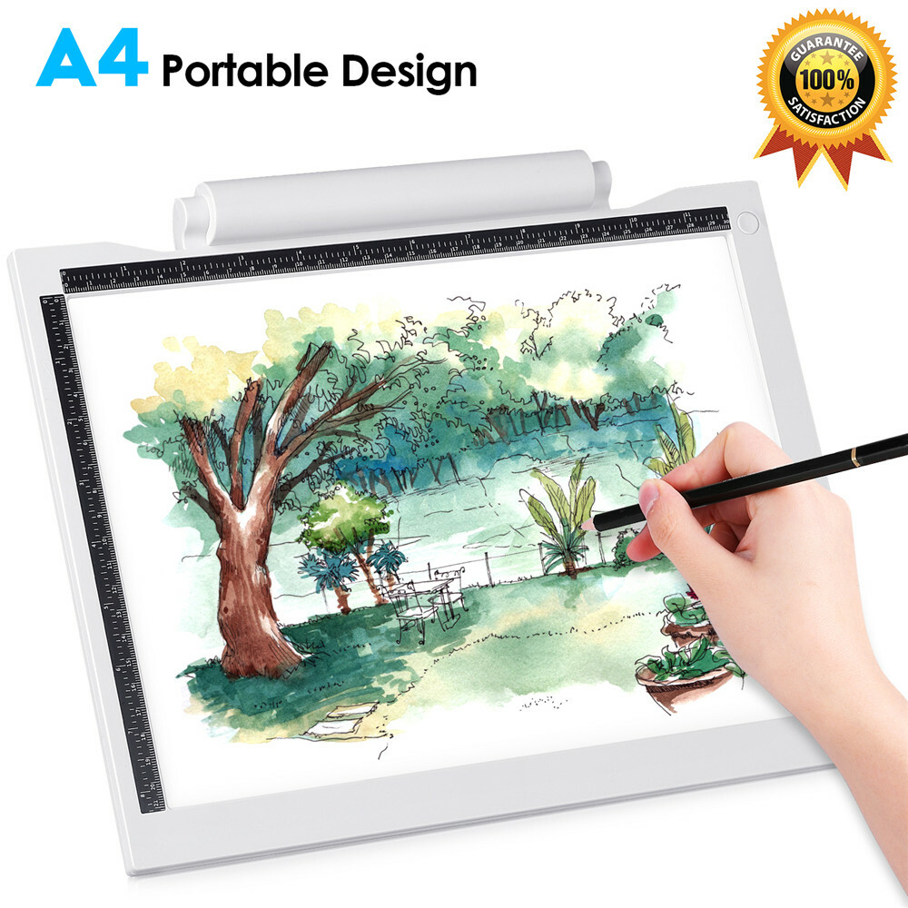 A3 A4 LED Drawing Board Pad Ultra Slim Tracing Light Box Copy Craft Art ...