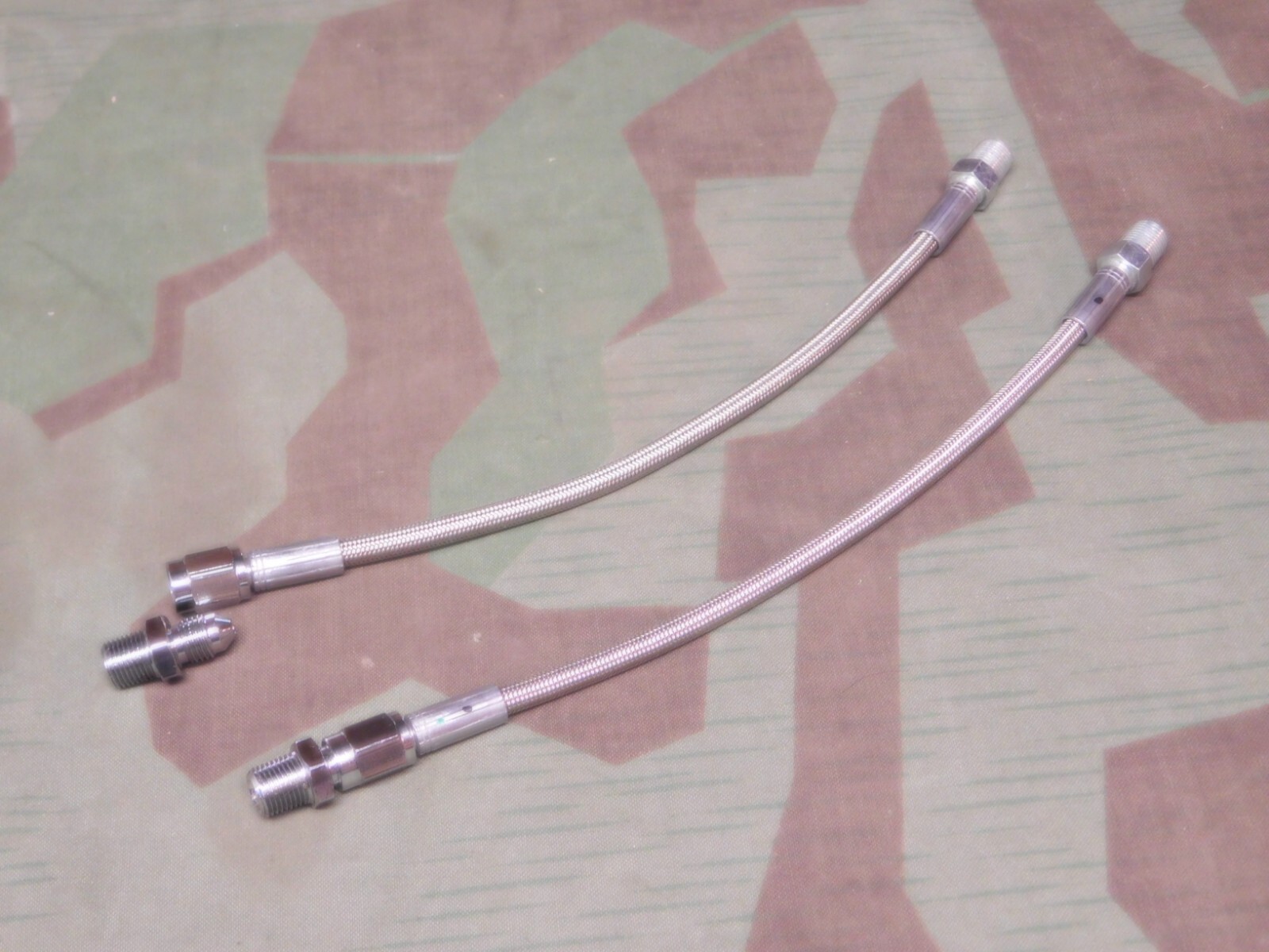 Sportster Braided Stainless Steel Rocker Box Oil Lines | Made in ...