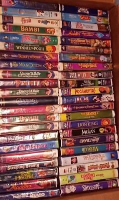 vintage disney vhs movies lot | eBay