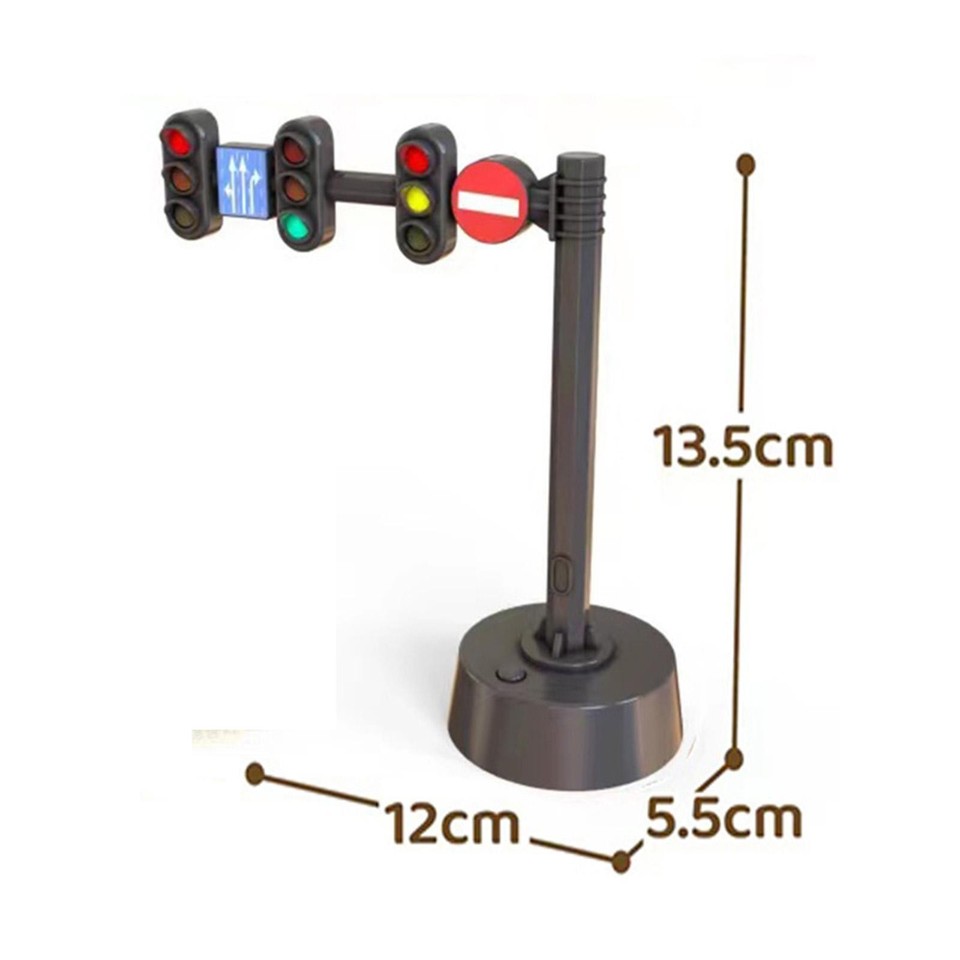 Mini Traffic Light Toy Fittings Gift Practical Model Pretend Play for ...