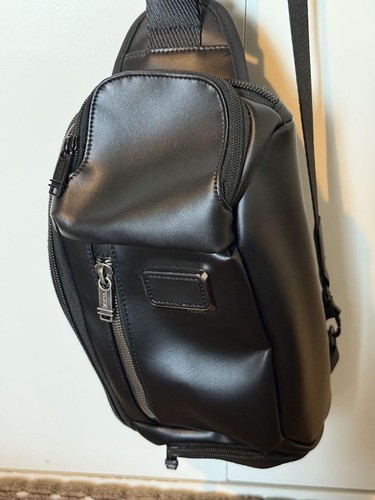 Final Price Tumi Kelly Sling Body Bag All Leather | eBay